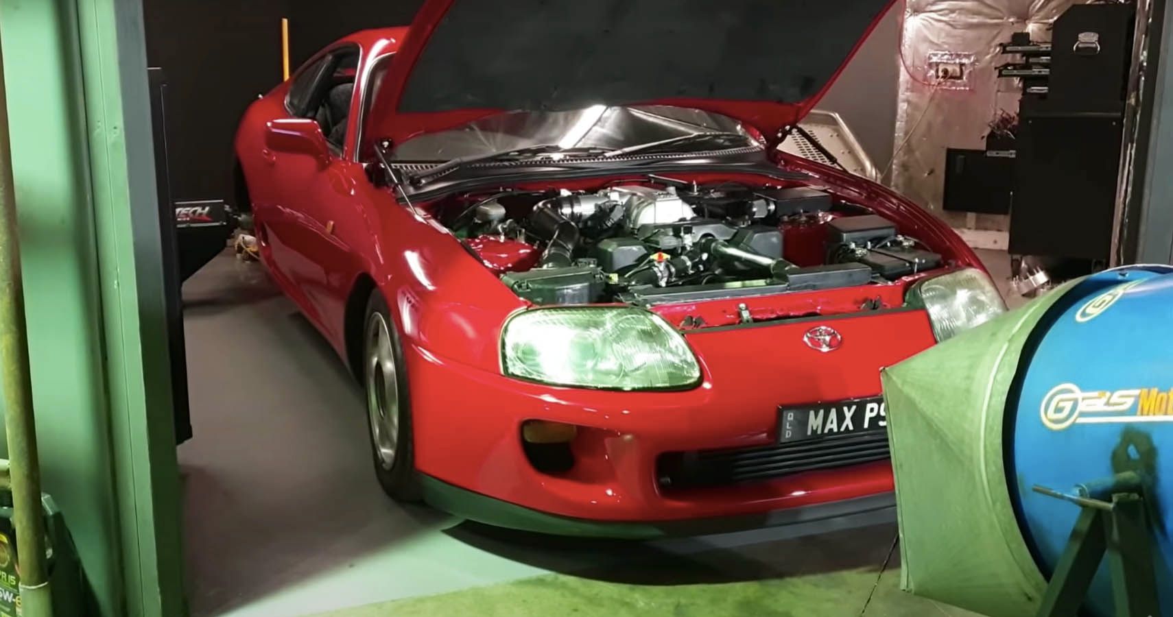 Watch A V8-Swapped Supra Hit The Dyno For Testing | HotCars