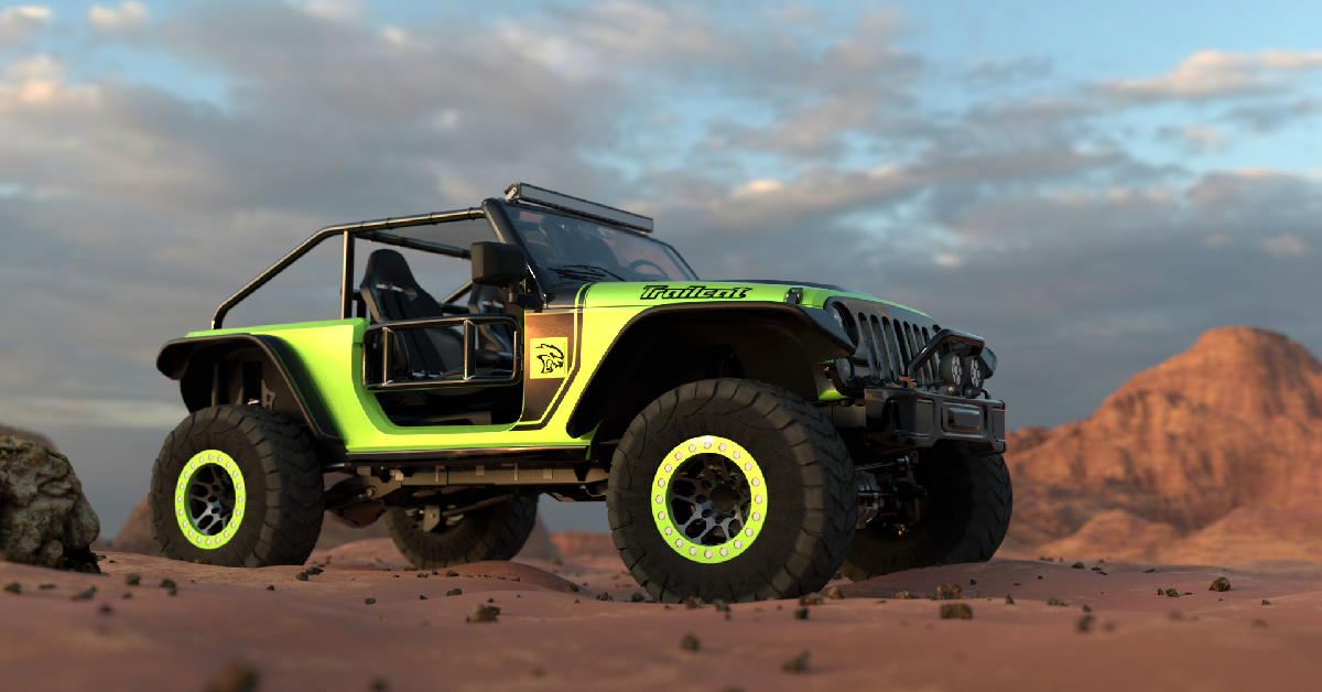 Here's What Made The Hellcat Powered Jeep Trailcat Concept A Ferocious SUV